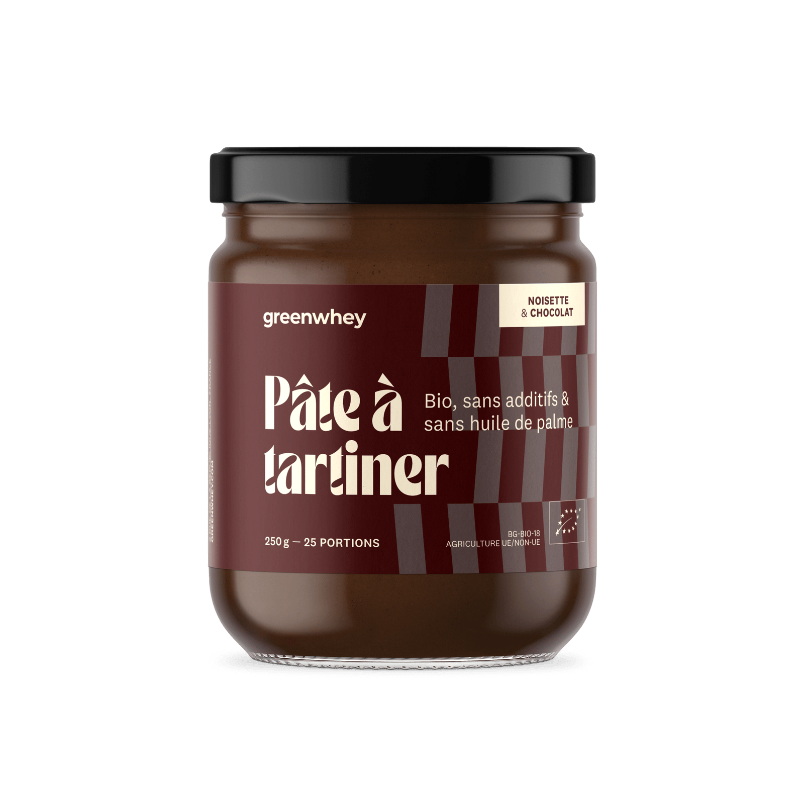 Pâte à tartiner protéinée Bio - Sans huile de palme